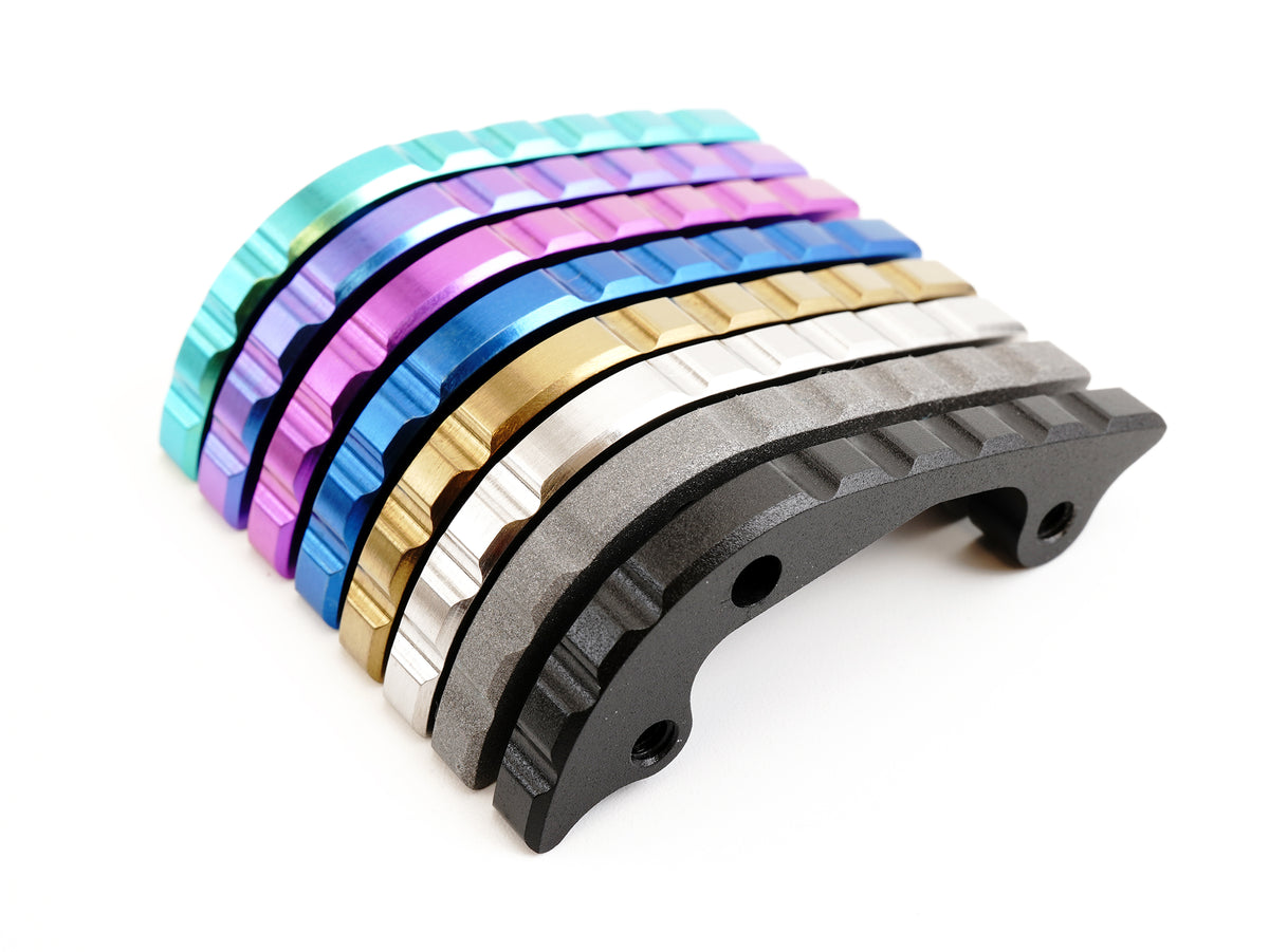 Titanium Gear Backspacer for Spyderco Shaman – Rockscale Design