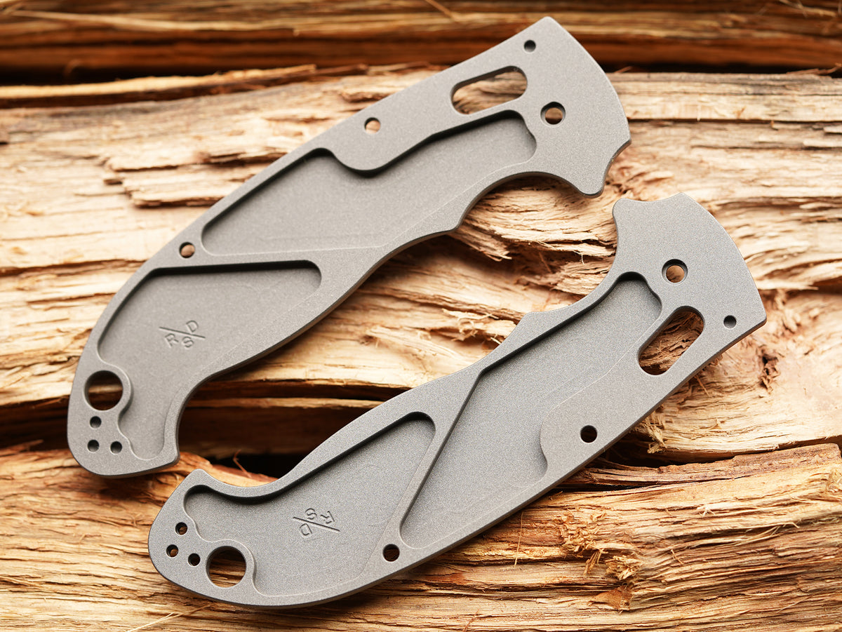Titanium Scales for Spyderco Manix 2 XL – Rockscale Design