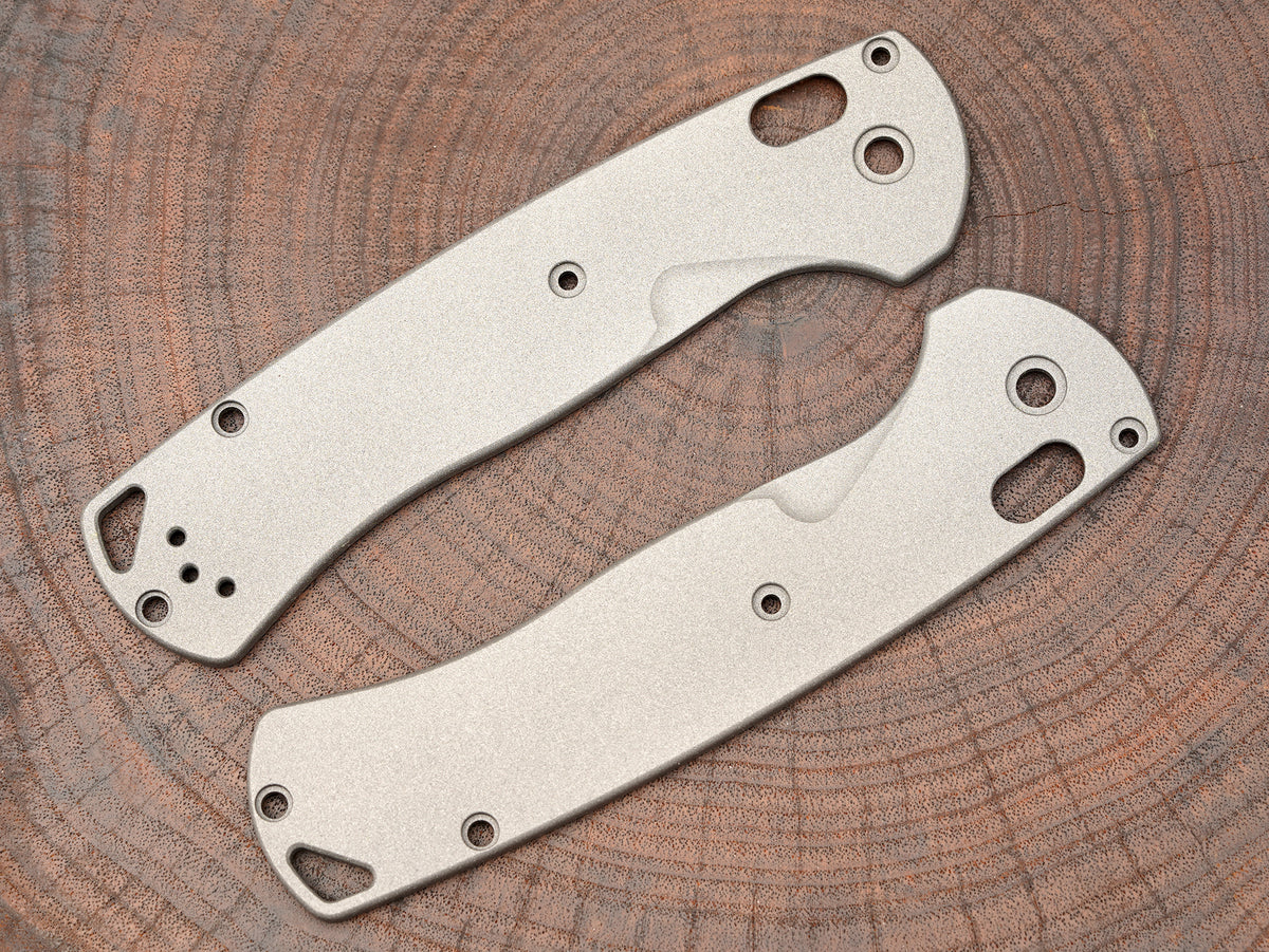 Titanium Scales for Benchmade Taggedout 15535 – Rockscale Design