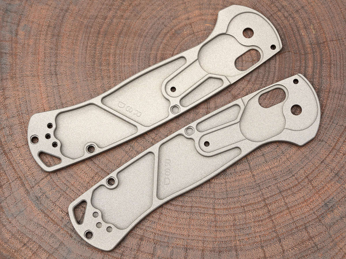 Titanium Scales for Benchmade Taggedout 15535 – Rockscale Design