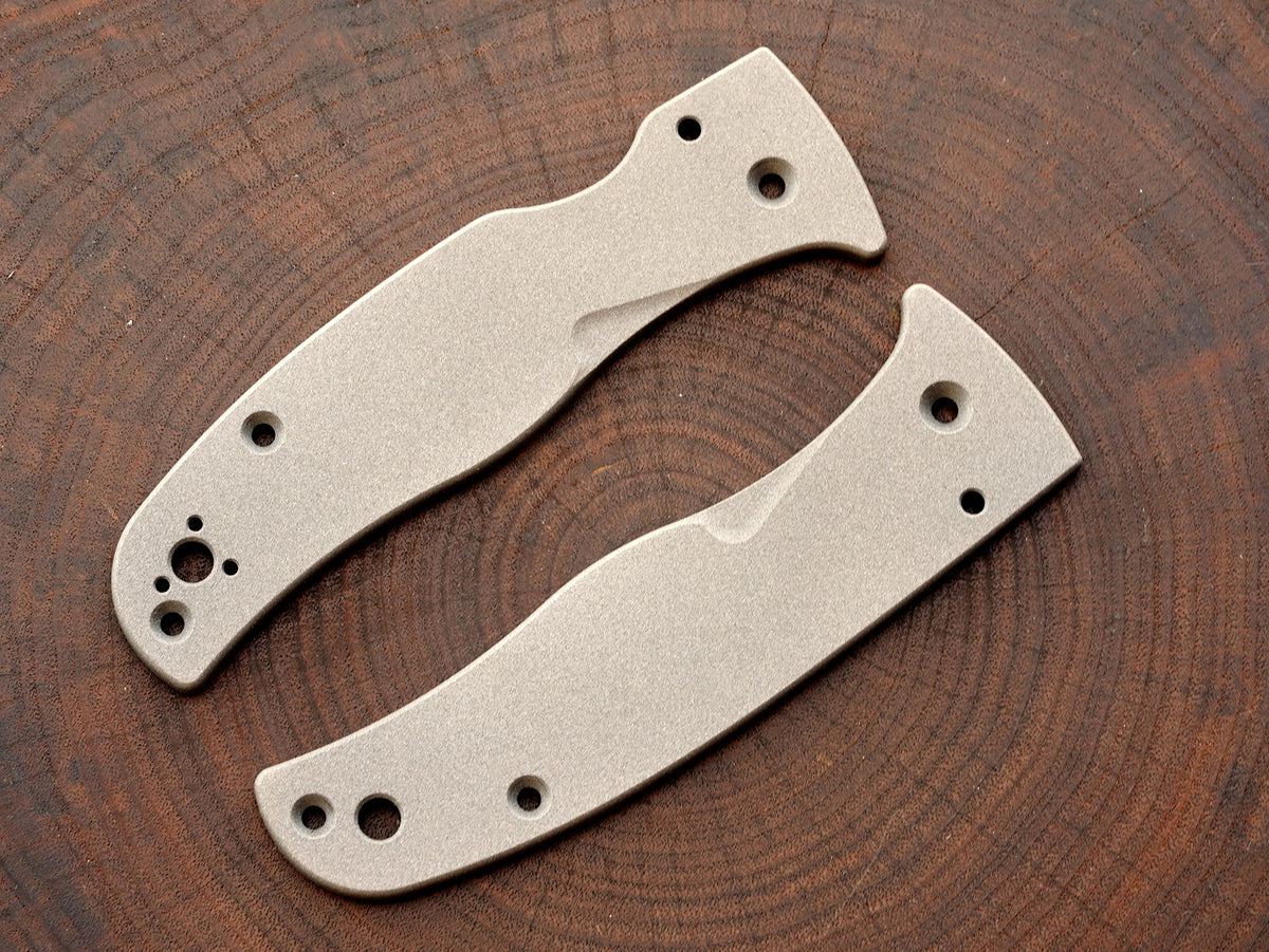 Titanium Scales for Spyderco Bodacious – Rockscale Design